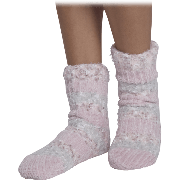 MorningSave: 2-Pack: Nicole Miller Ladies Chenille Popcorn Lodge Socks