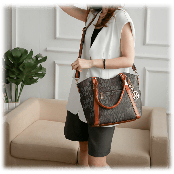 MorningSave: MKF Collection Jeneece M Signature Tote Bag by Mia K