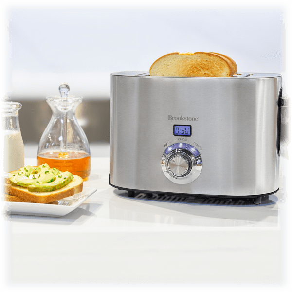SideDeal: Brookstone Digital Extra Wide Slot Rapid Toaster