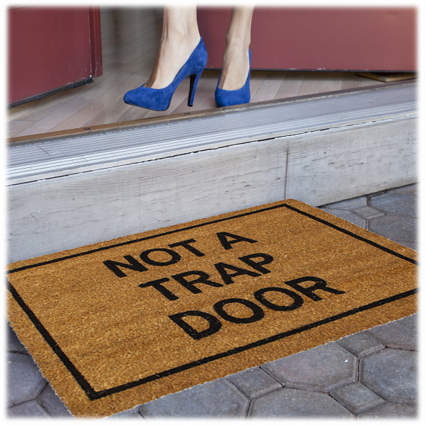 Meh: "Clever" Doormats