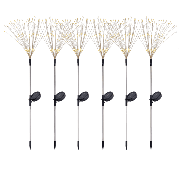 MorningSave: 6-Pack: Touch of Eco Twinkle Firework Stake Lights