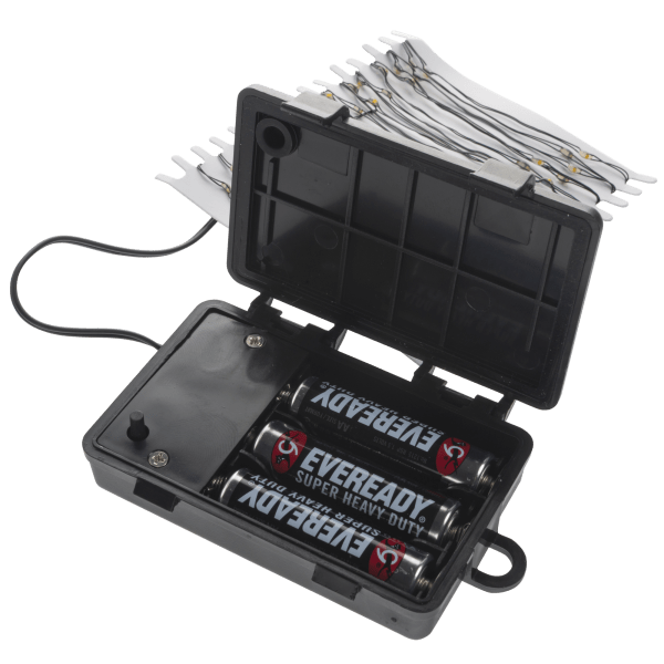 MorningSave: 2-Pack: Darice Moon Lights 60ct White Twinkling With Black ...