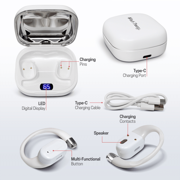 MorningSave: Aduro Open-Air Curve True Wireless Earbuds