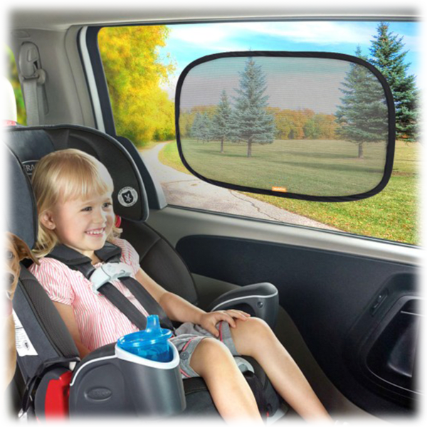 MorningSave: 4-Pack: Static Cling Auto Window Sun Shades