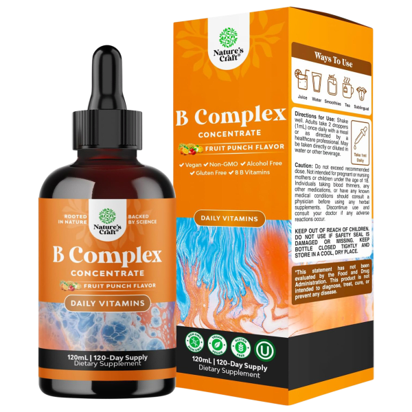 MorningSave: 6-Pack: Nature's Craft Liquid Vegan B Complex Drops