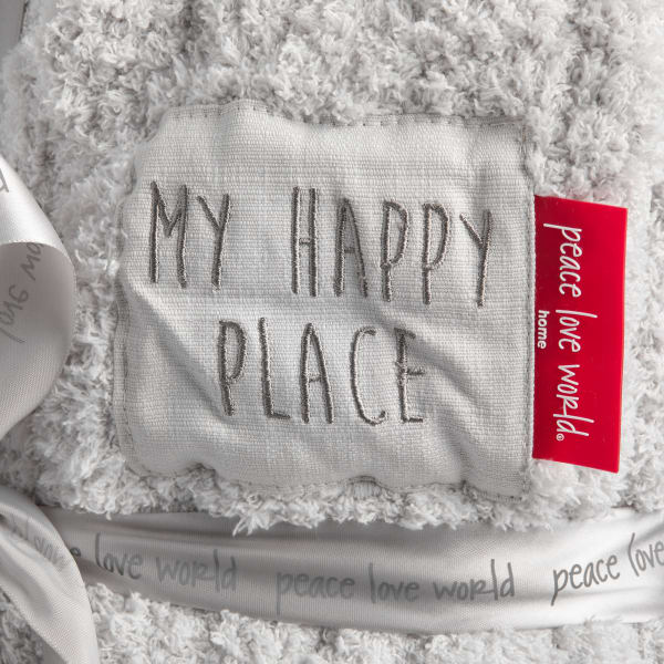 MorningSave: Peace Love World Oversized Cable Knit Throw