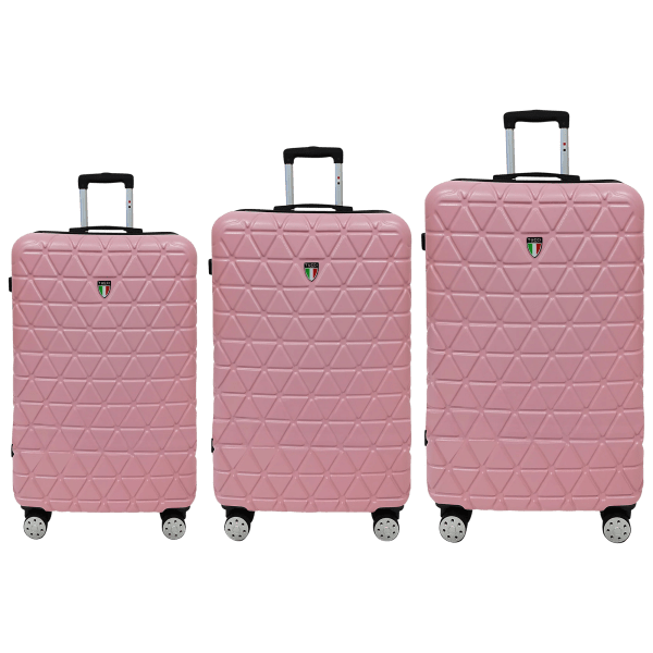 SideDeal: TUCCI Italy 3-Piece Locking Luggage Set