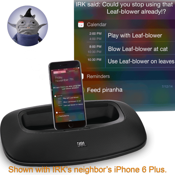 Meh: JBL OnBeat Mini iPhone/iPad Portable Speaker Dock