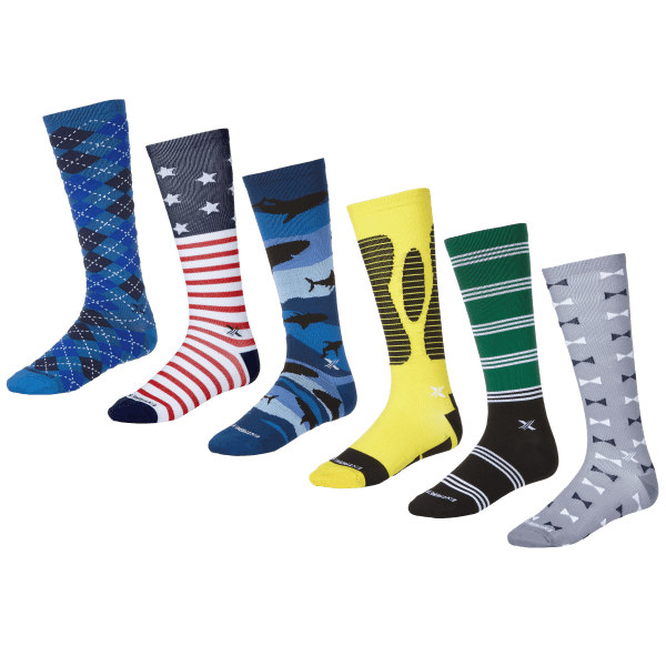 SideDeal: 12-Pack: Extreme Fit Everyday Novelty Wear Knee-High ...