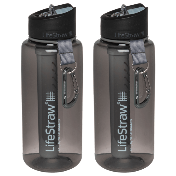 MorningSave: 2-Pack: LifeStraw Go 1-Liter Tritan Water Filter Bottle