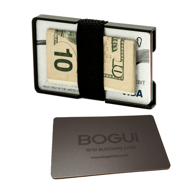 MorningSave: BOGUI Slip Premium Aluminum Wallet with RFID Blocking Card