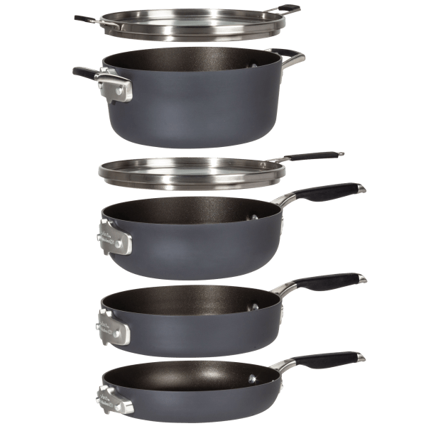 SideDeal: Calphalon Select Space-Saving Hard-Anodized Nonstick 9-Piece ...