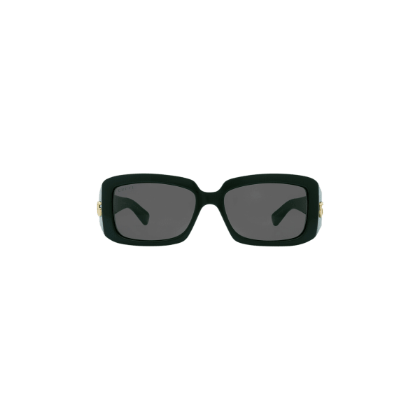 Shop Univision: Gucci Gafas de Sol Rectangulares con Lentes Grises de ...