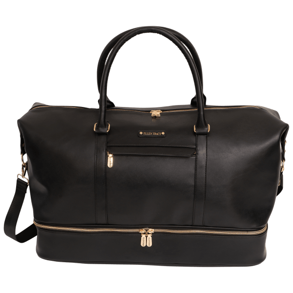 MorningSave: Ellen Tracy 20" Weekender Duffel with Drop Bottom Compartment
