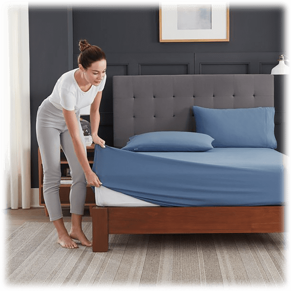 MorningSave: SleepCharge Soft Stretch Nanobionic Sheet Set (Full)