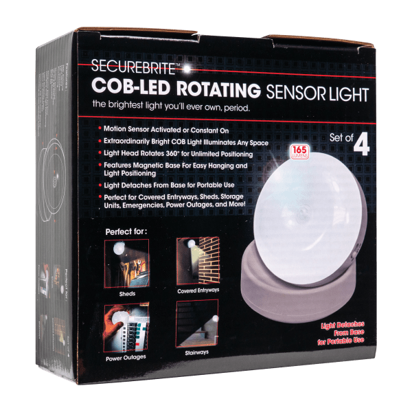 MorningSave: 4-Pack: SecureBrite 360 Motion Sensor LED Light with ...
