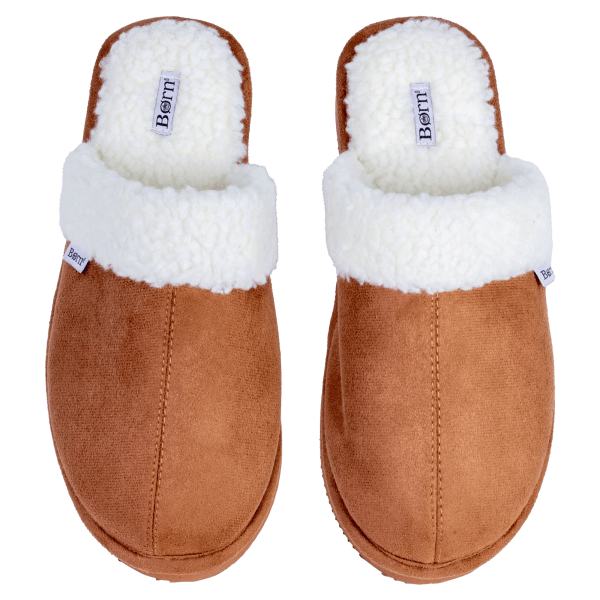 MorningSave: Born Men's Faux Suede and Sherpa Scuff Slippers