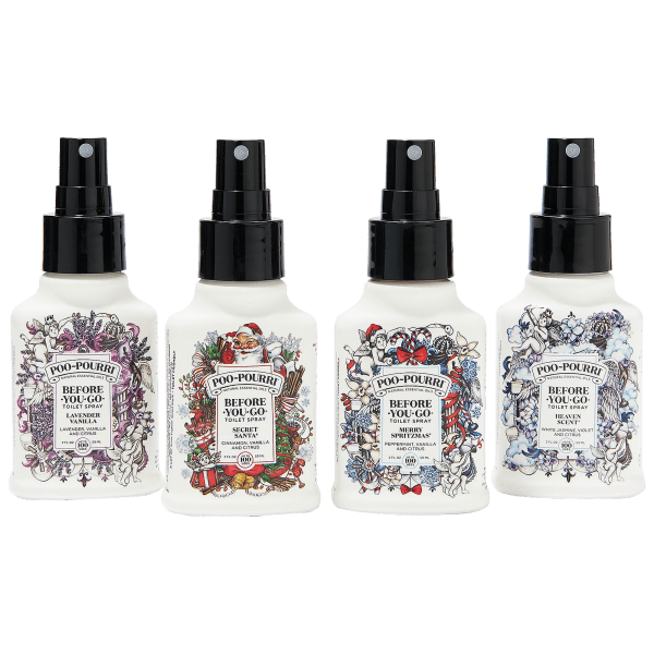 Meh: 4-Pack: Poo-Pourri 2oz Holiday Scents with Gift Bags