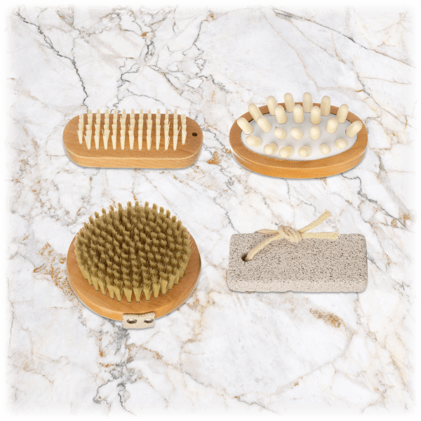 MorningSave: Bathtopia 4-Piece Exfoliation Set