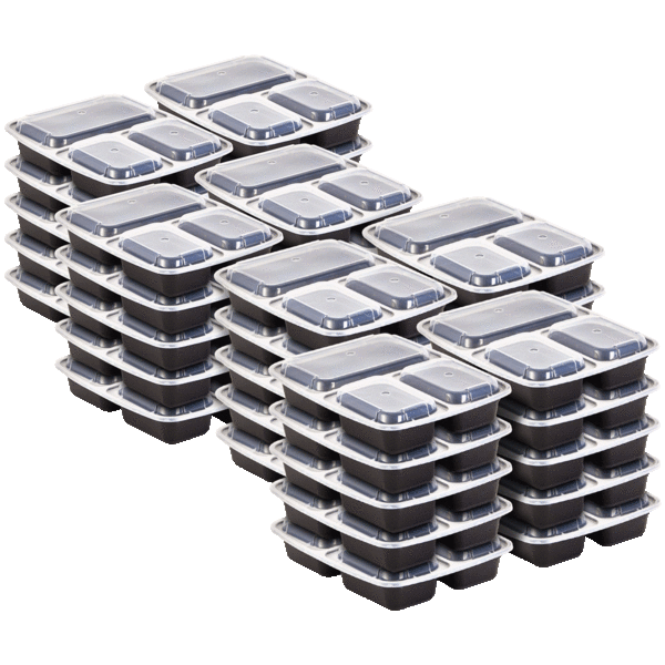 MorningSave: 40-Pack: Dash Meal Prep Trays with Lids