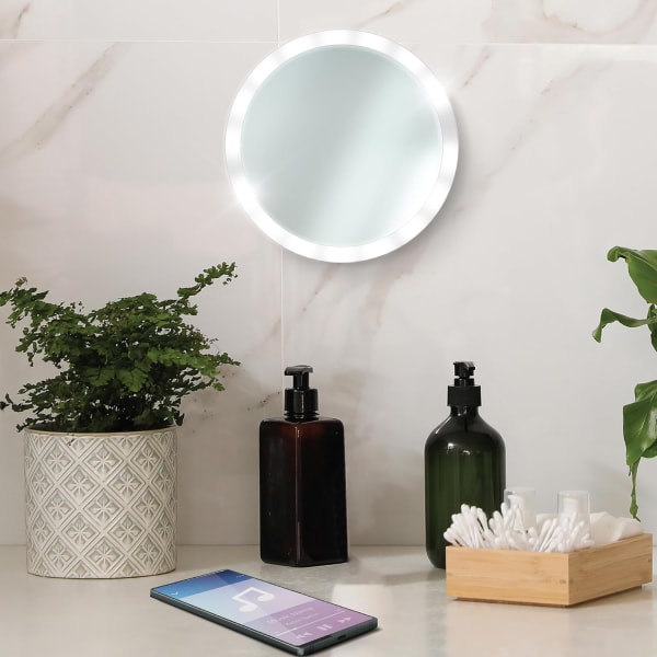 MorningSave: Brookstone LED Shower Mirror Wireless Speaker
