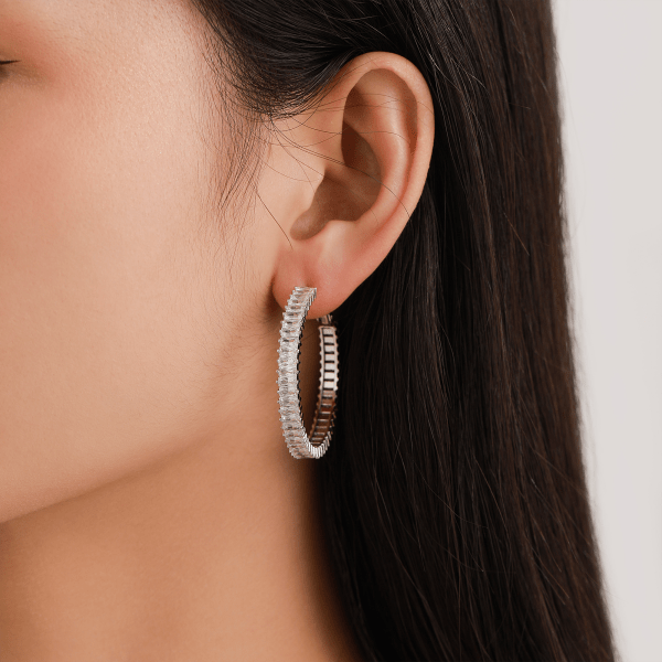 MorningSave: Rachel Glauber Lustre Bloom Statement Hoop Earrings