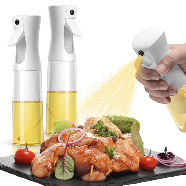 MorningSave: 2-Pack: Cheer Collection Glass Oil Spray Bottle