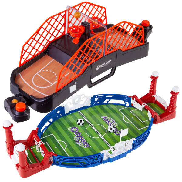 SideDeal: Odyssey Toys Tabletop Basketball & Soccer Game Bundle
