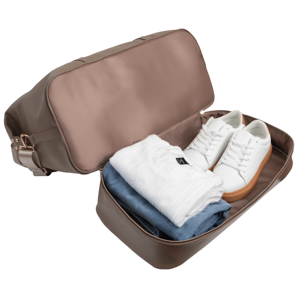 MorningSave: Ellen Tracy 20" Weekender Duffel with Drop Bottom Compartment