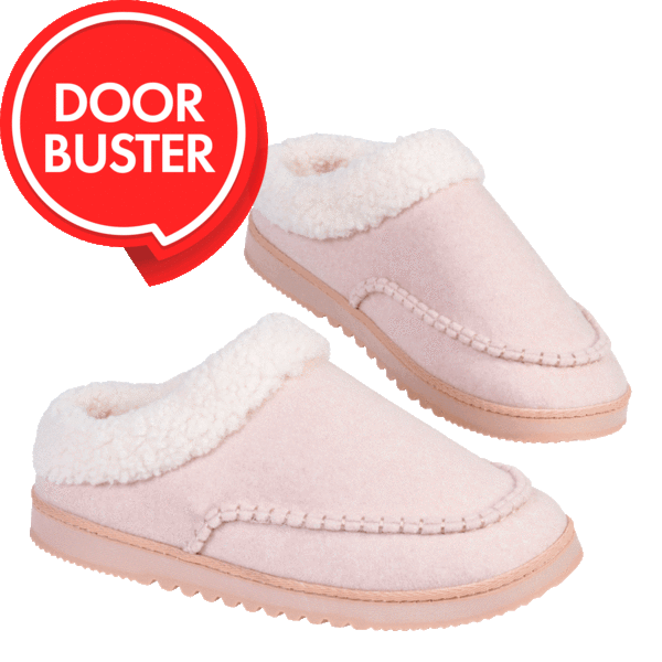 MorningSave: Born Ladies Felted Moccasin Slippers