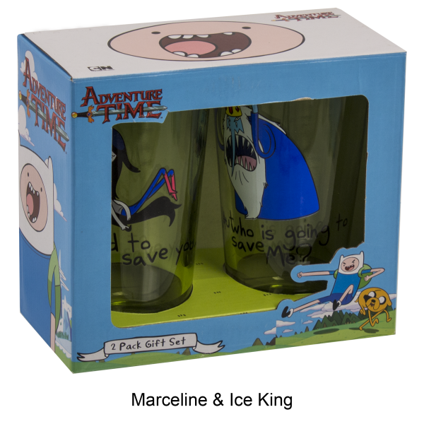 Meh: 2- & 4-Pack Adventure Time Pint Glasses