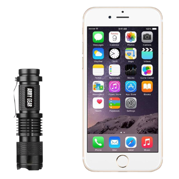 MorningSave: 2-Pack: Army Gear Viper 500 Lumen Flashlights