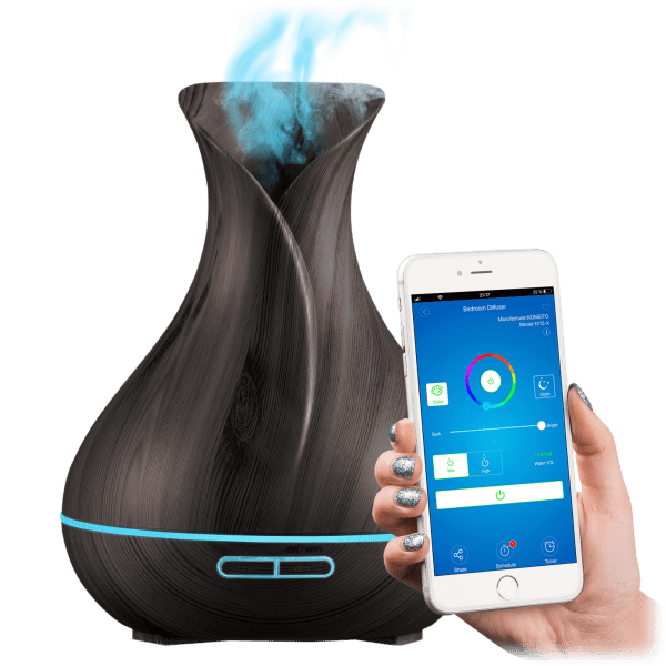 MorningSave: Sierra Modern Home "Smart" Diffuser + 3 Oils (Alexa and ...