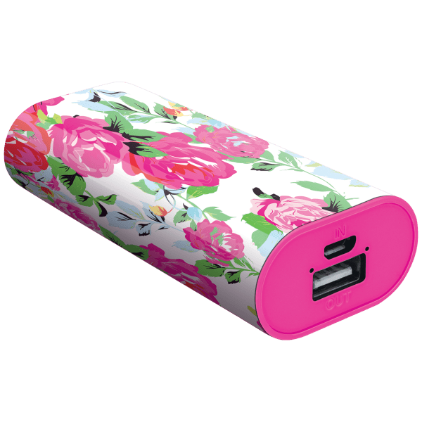 MorningSave: 4000 mAh Floral Printed Powerbank part of The Macbeth ...