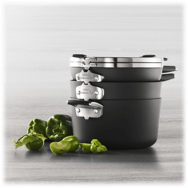 MorningSave: Calphalon Select 7-Piece Space Saving Anodized Cookware Set