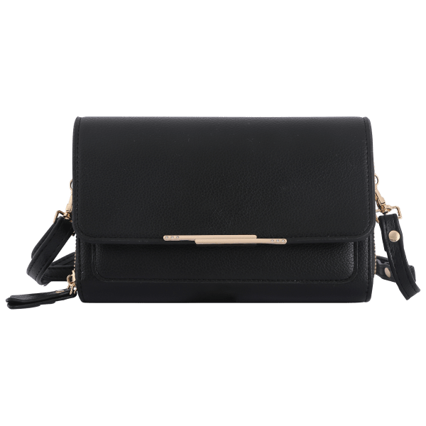 SideDeal: Donna & Becky Leilani Double Zipper Phone Crossbody with ...