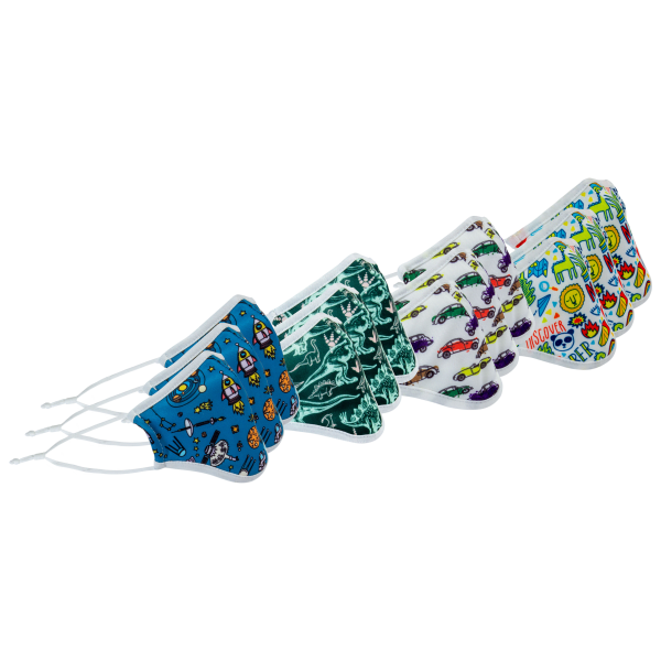 Meh: 12-Pack: Vanderbilt Cool Flow Two-Layer Masks with Adjustable Earloops