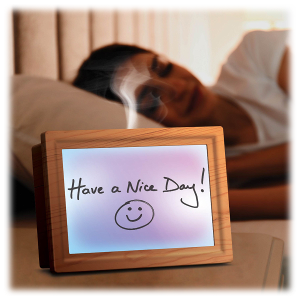 MorningSave: Vie Oli Ultrasonic Diffuser Picture Frame with Soft LED Light