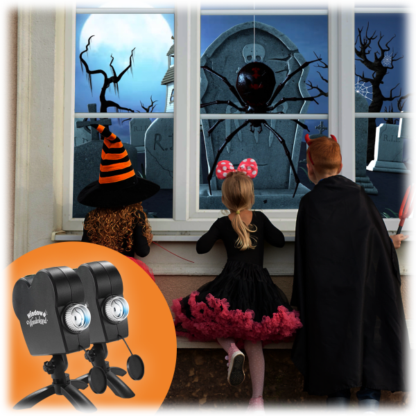 MorningSave: 2-Pack: Window Wonderland Deluxe Holiday Projectors