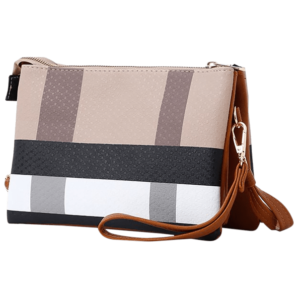 MorningSave: Malibu Skye Phoebe Triple-Zip Triple-Compartment Plaid ...
