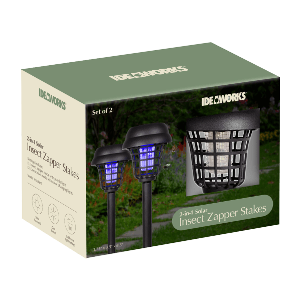 Meh: 8-Pack: Ideaworks Solar Insect Zapper Stakes