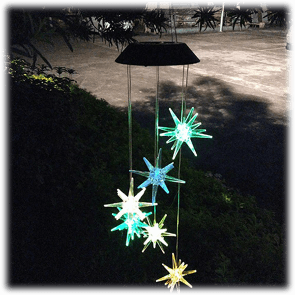 MorningSave: Hakol LED Color-Changing Solar Power Ball Wind Chime