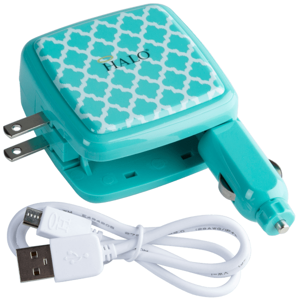 MorningSave: HALO 3000mAh PowerCube with Built-In Auto & Wall Charger