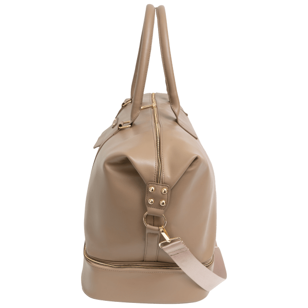 MorningSave: Ellen Tracy Smooth Faux Vachetta Weekender Duffel with ...