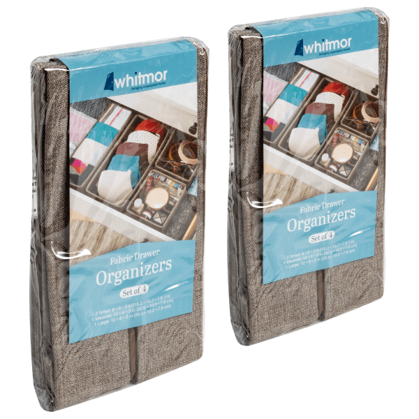 MorningSave: Whitmor 8-Piece Drawer Organizers