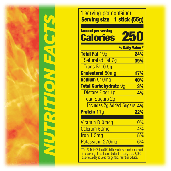 SideDeal: 18-Pack: Slim Jim Monster Smoked Snack Stick (Chile Limón, 1 ...