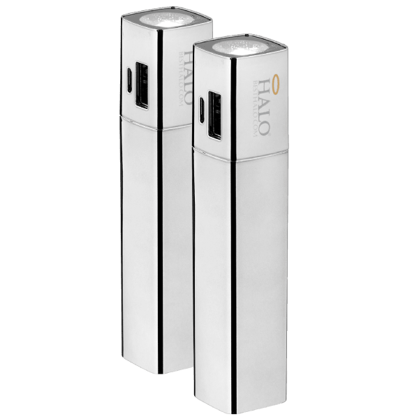 Meh: 4-Pack: Halo Shine 3,000mAh 2-in-1 Flashlight Power Banks