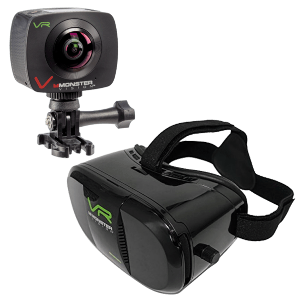 MorningSave: Monster Vision 360 Camera with VR Headset