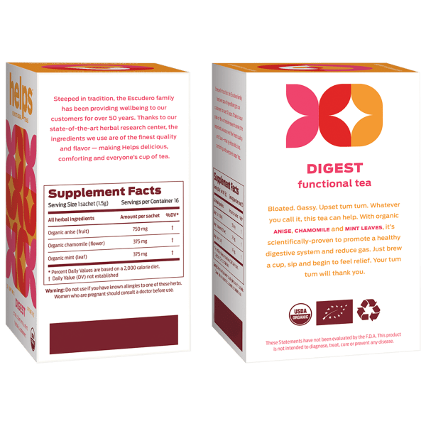 Meh: 80-Pack: HELPS Organic Functional Herbal Teas