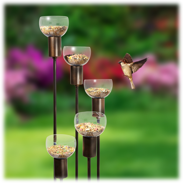 MorningSave: Belmont Garden 5-Foot Louis Globe Metal Bird Feeder